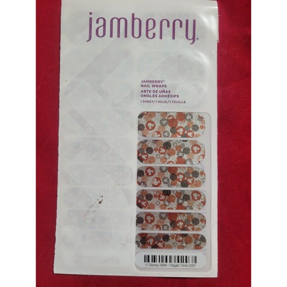 Jamberry | Makeup | Jamberry Full Sheet Disney Diggin Dots | Poshmark